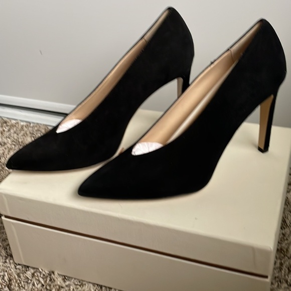 M. Gemi | Shoes | Black Suede M Gemi Heels | Poshmark